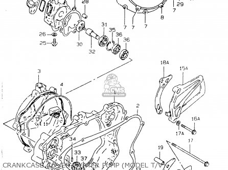 Suzuki RM125 1998 (W) (E02 E04 E24 E37) parts lists and schematics