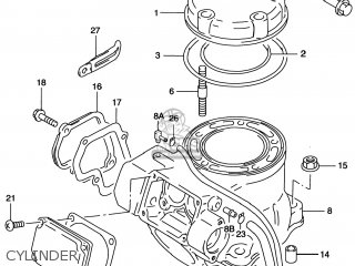 Suzuki RM125 1998 (W) USA (E03) parts lists and schematics