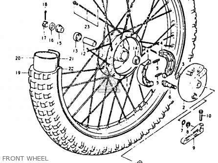 Suzuki RM125 RM125 1979 1980 (N T) parts lists and schematics