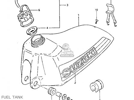 Suzuki RM250 1981 (X) parts lists and schematics