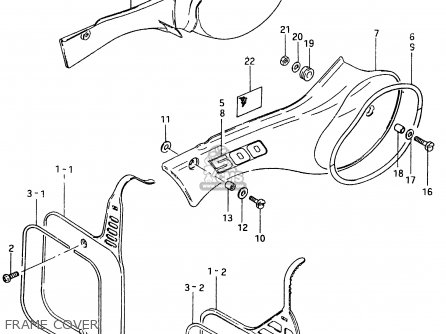 Suzuki RM500 1984 (E) parts lists and schematics