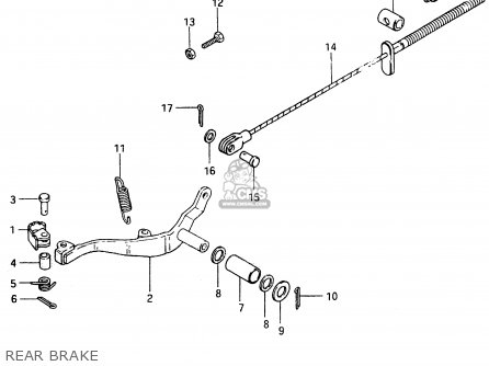 Suzuki RM500 1984 (E) parts lists and schematics