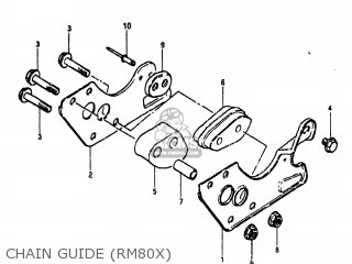Suzuki RM80 1981 (X) USA (E03) parts lists and schematics