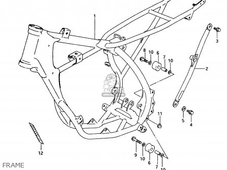 Suzuki RM80 1996 (T) parts lists and schematics