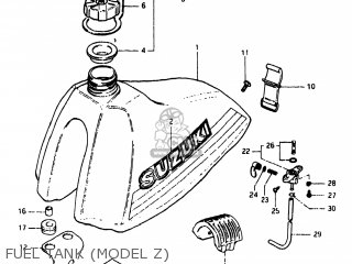 Suzuki RS175 1981 (X) USA (E03) parts lists and schematics