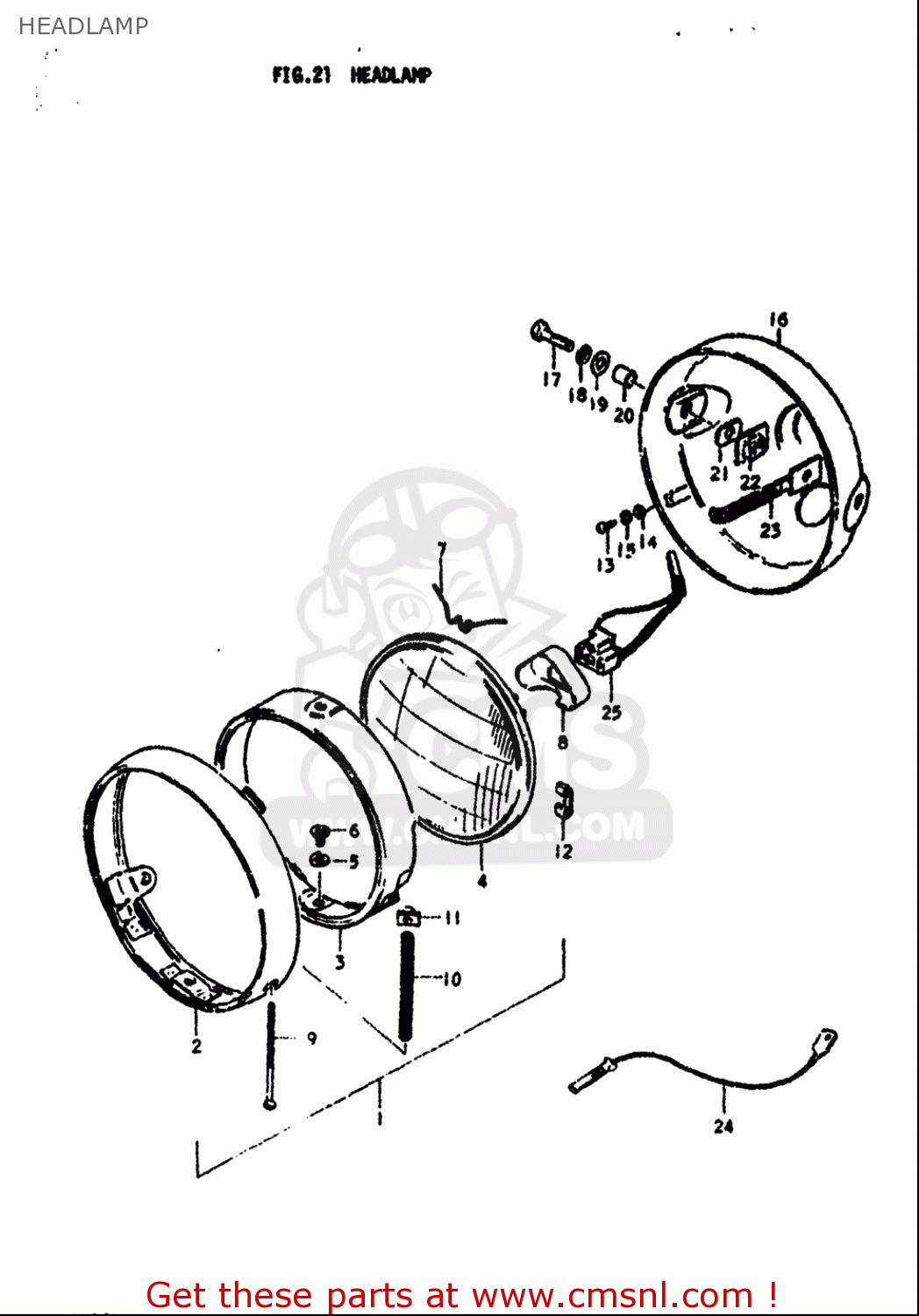 Suzuki SP370 1978 1979 (C) (N) USA (E03) parts lists and schematics