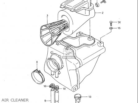 Suzuki SP600 1985 (F) USA (E03) parts lists and schematics