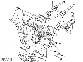 Suzuki Suzuki SP600 1985 (F) USA (E03) parts lists and schematics