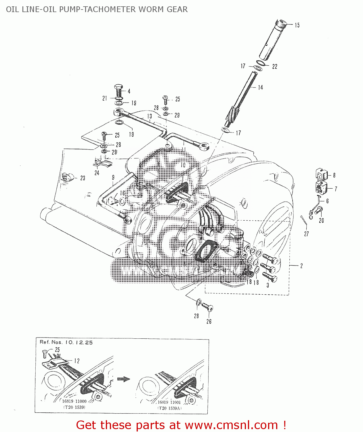 Suzuki T20 TC250 SCRAMBLER 1965-1969 GENERAL EXPORT parts lists and ...