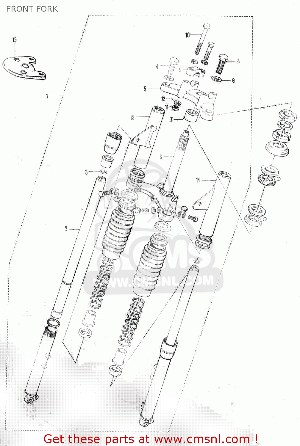 Suzuki TC120-II 1969 GENERAL EXPORT (E01) parts lists and schematics