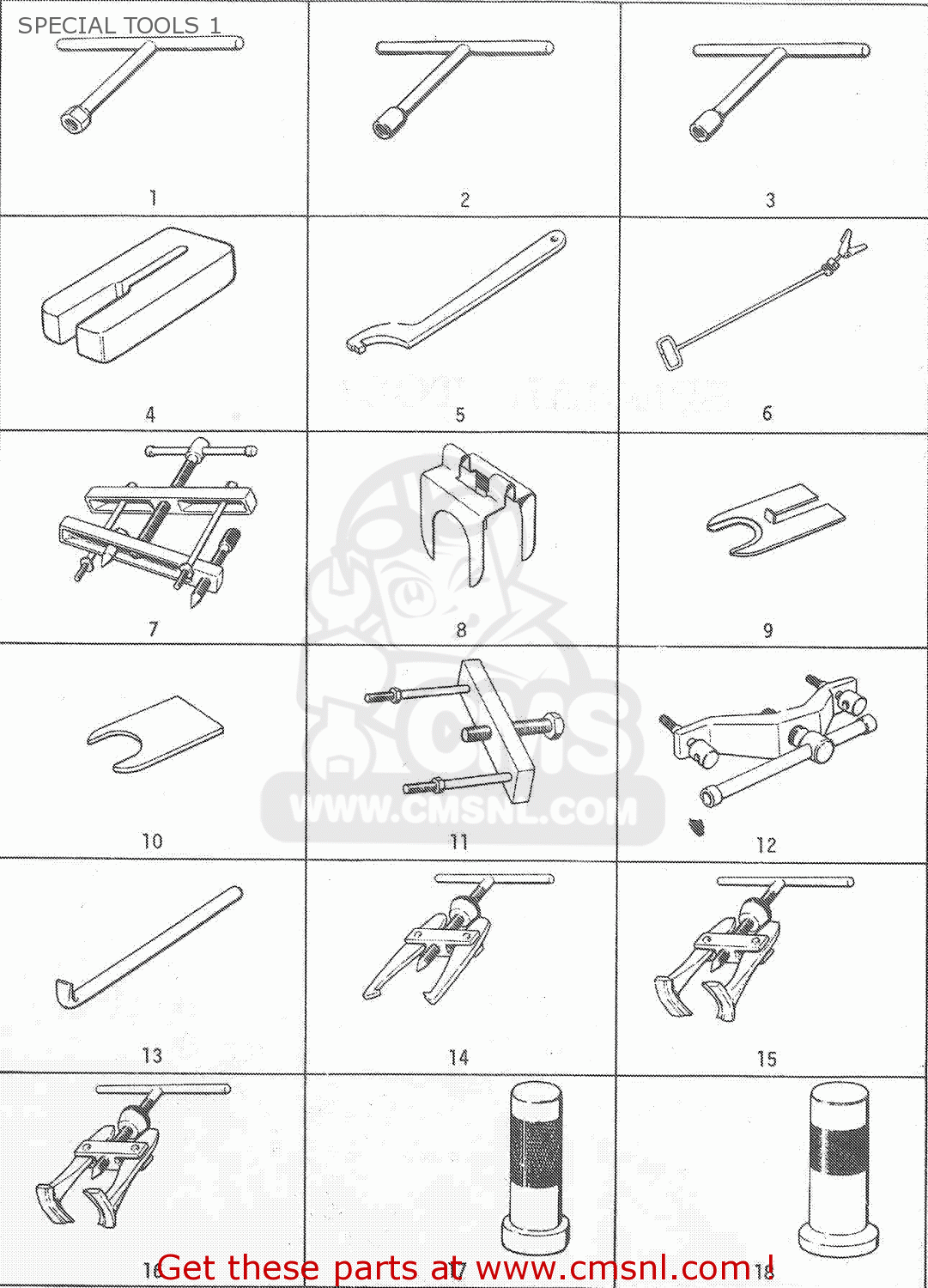 Suzuki TC120-II 1969 GENERAL EXPORT (E01) parts lists and schematics