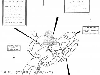 Suzuki TL1000S 1997 (V) USA (E03) parts lists and schematics