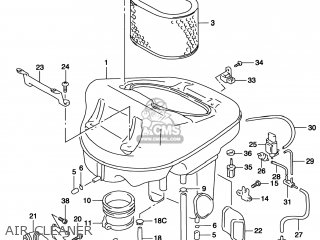 Suzuki TL1000S 1999 (X) USA (E03) parts lists and schematics