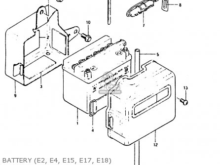 Suzuki TS125ER 1982 (Z) (1 2 6 E08 E09 E15 E17 E18 E21 E24 E30 E31 E95) parts lists and schematics