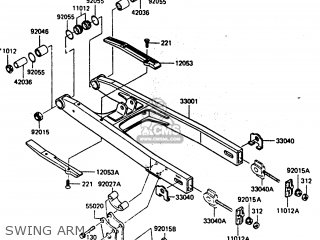 330011226: Arm-comp-swing Kawasaki - buy the 33001-1226 at CMSNL