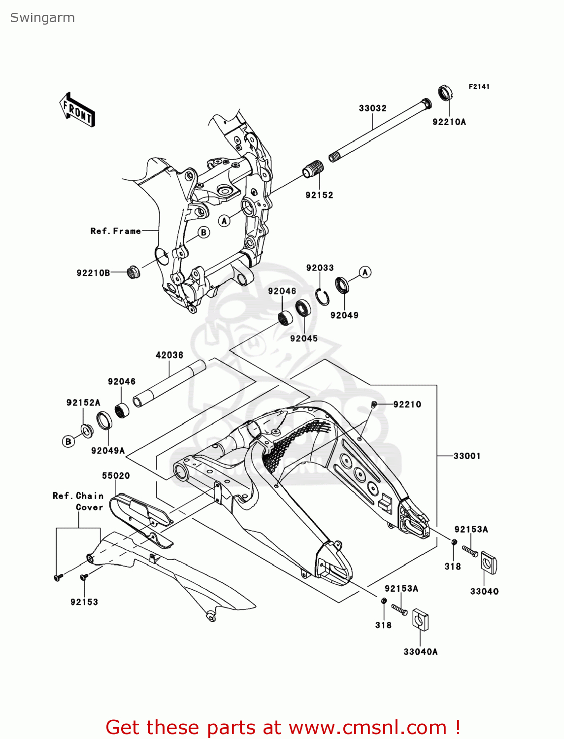 330010584: Arm-comp-swing Kawasaki - buy the 33001-0584 at CMSNL