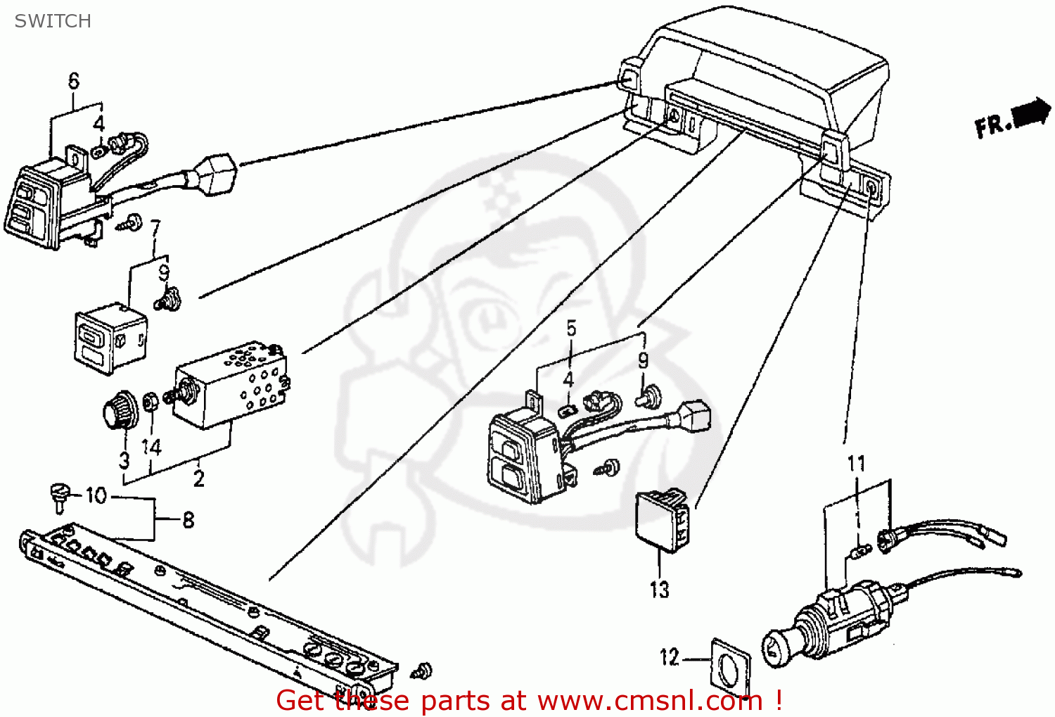 39610SA5406: Knob Comp.,cigare Honda - buy the 39610-SA5-406 at CMSNL