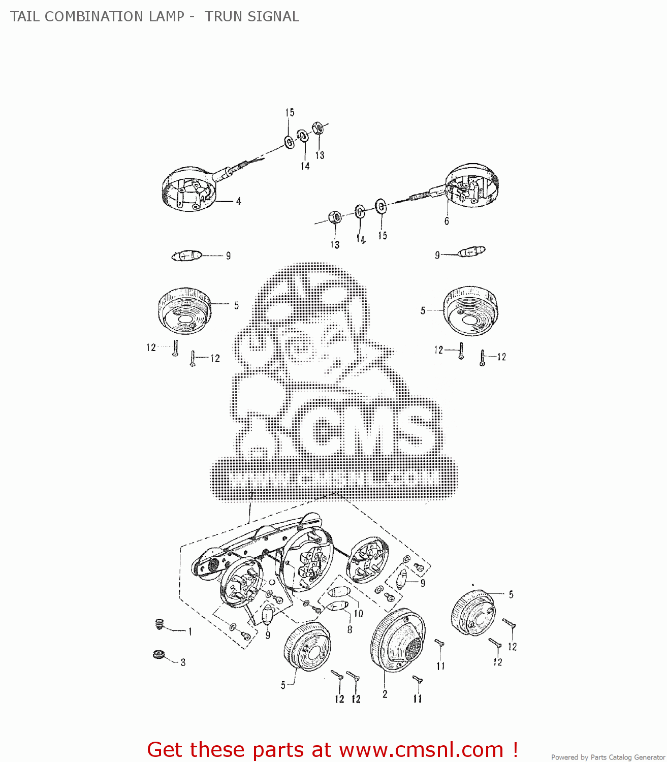 0004230714: Right Front Turn Signal Body Suzuki - buy the 00042-30714 ...