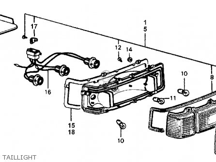33500671671: Lamp Assy., R. Tail Honda - buy the 33500-671-671 at CMSNL