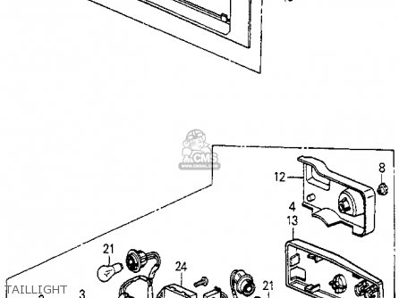 33500SA6672: Tail Light Assy R Honda - buy the 33500-SA6-672 at CMSNL