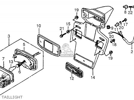 84701MG2670: Bracket Numb Plat Honda - buy the 84701-MG2-670 at CMSNL