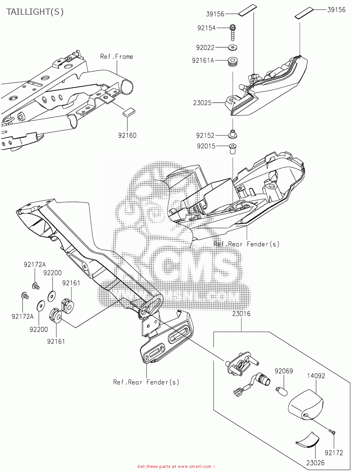391562595: Pad,40x10x1 Kawasaki - buy the 39156-2595 at CMSNL