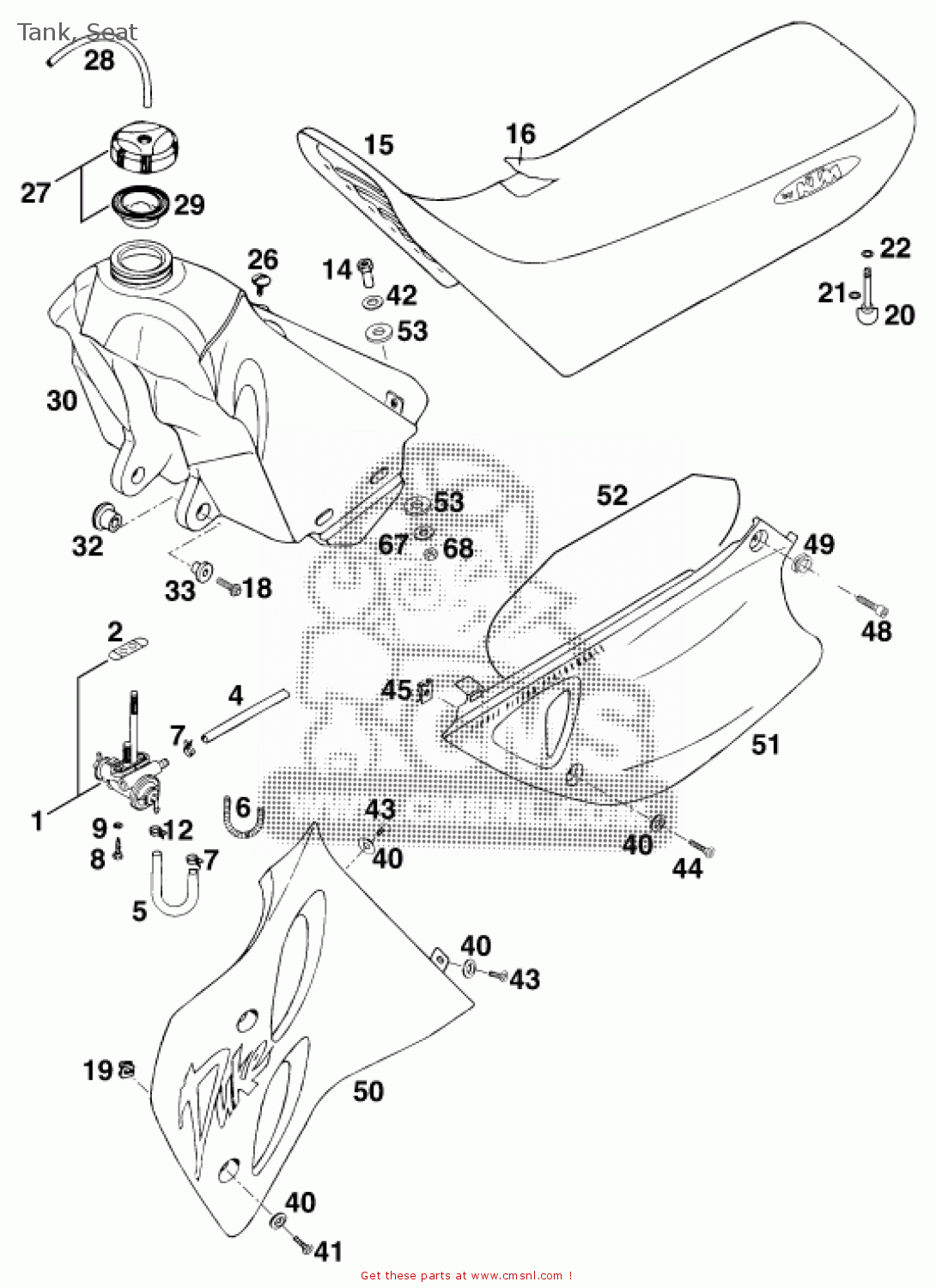 5840804200082: Side Cover R/s Duke'96 Ktm - buy the 5840804200082 at CMSNL