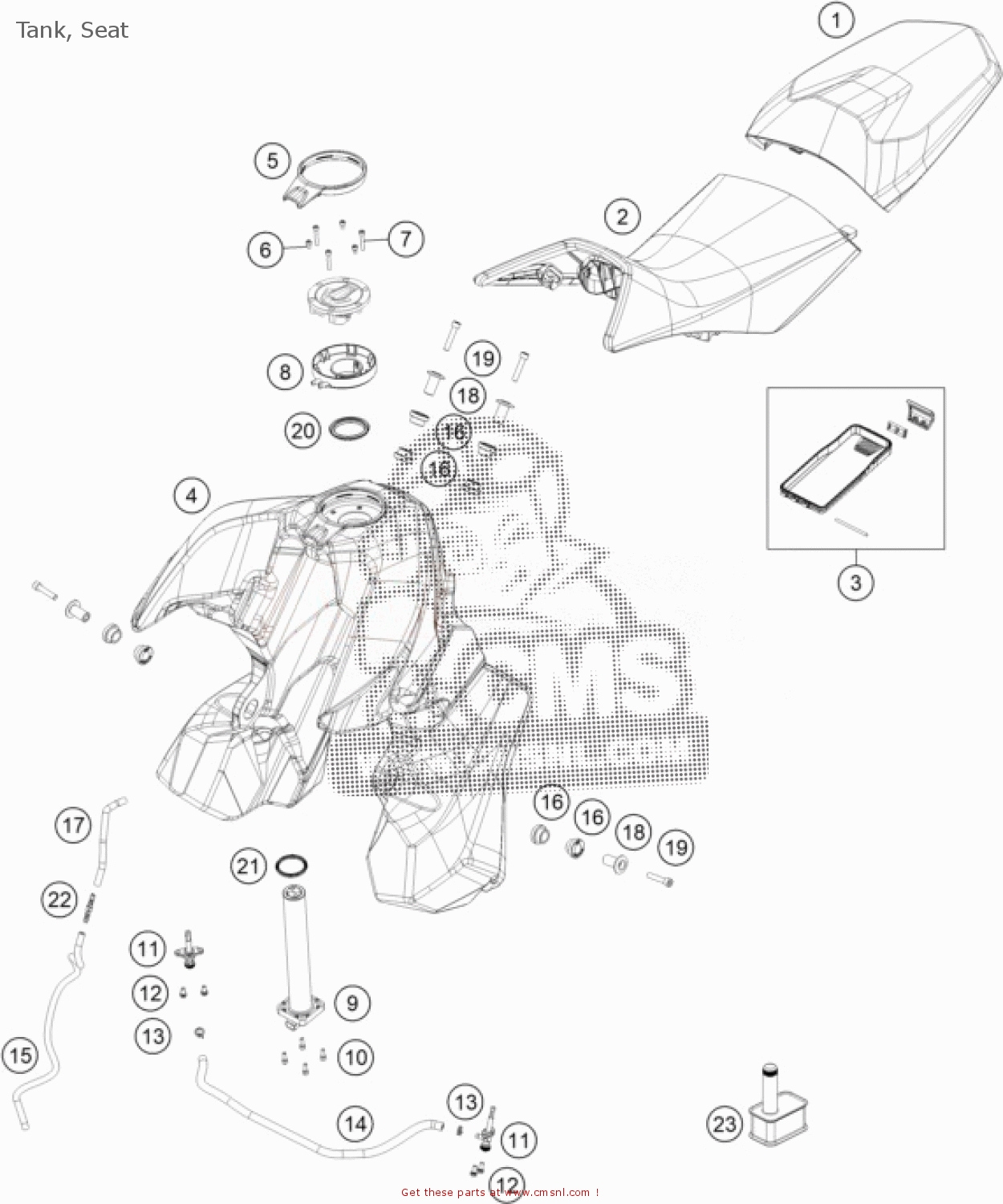 63507047044: Tech-box Kit Ktm - buy the 63507047044 at CMSNL