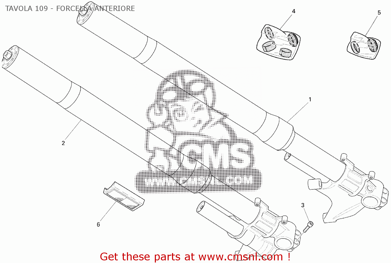 34520221A: Fork Leg Assy, Left Ducati - buy the 34520221A at CMSNL