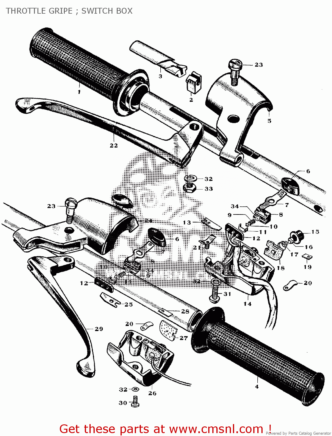 SG5710: Throttle Grip Ass'y Suzuki - buy the SG5710 at CMSNL