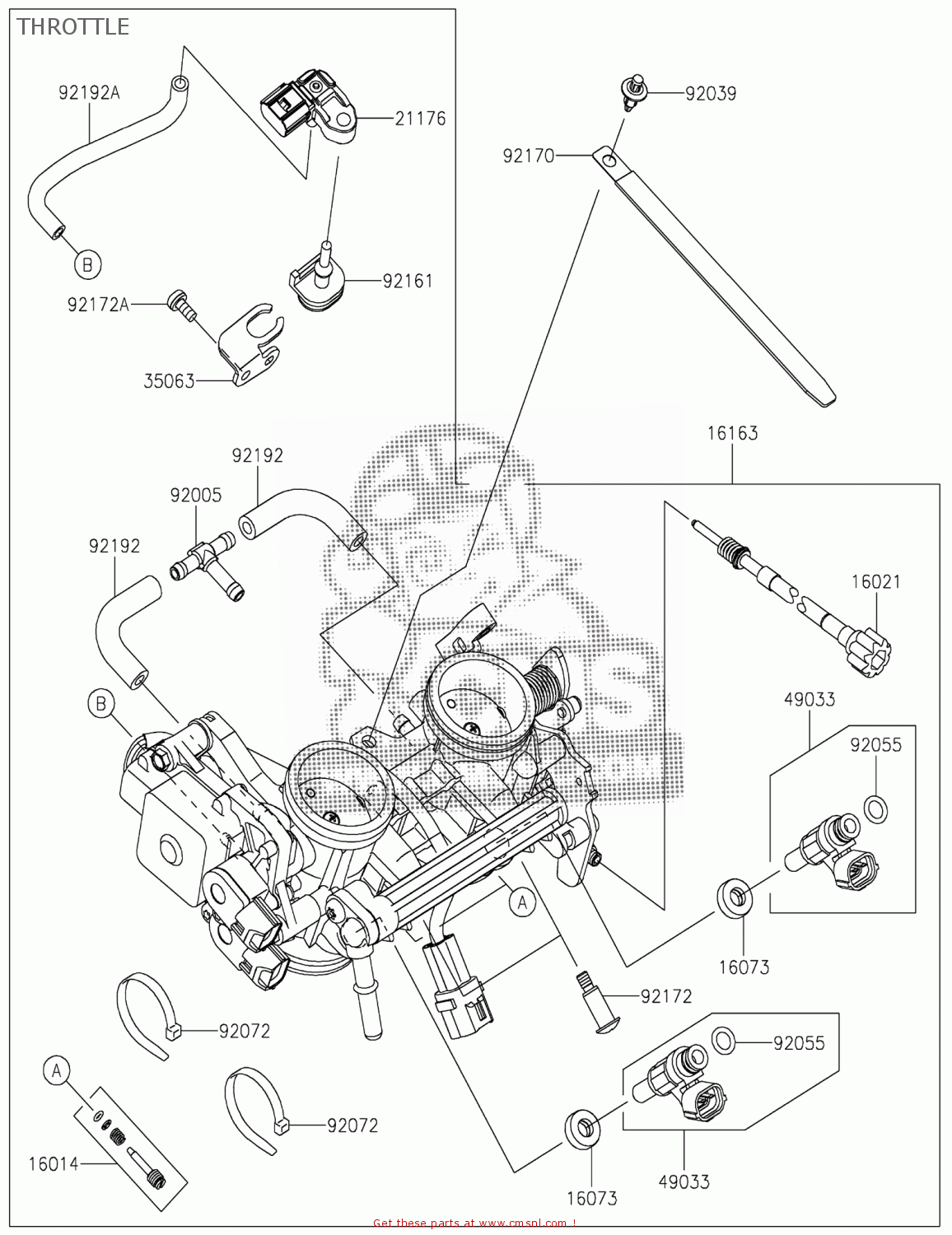160210034: Screw-throttle Stop Kawasaki - buy the 16021-0034 at CMSNL