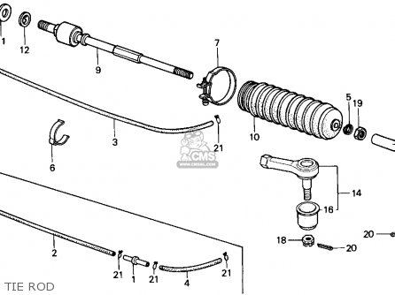 53521SE0013: Rack End Comp Honda - buy the 53521-SE0-013 at CMSNL