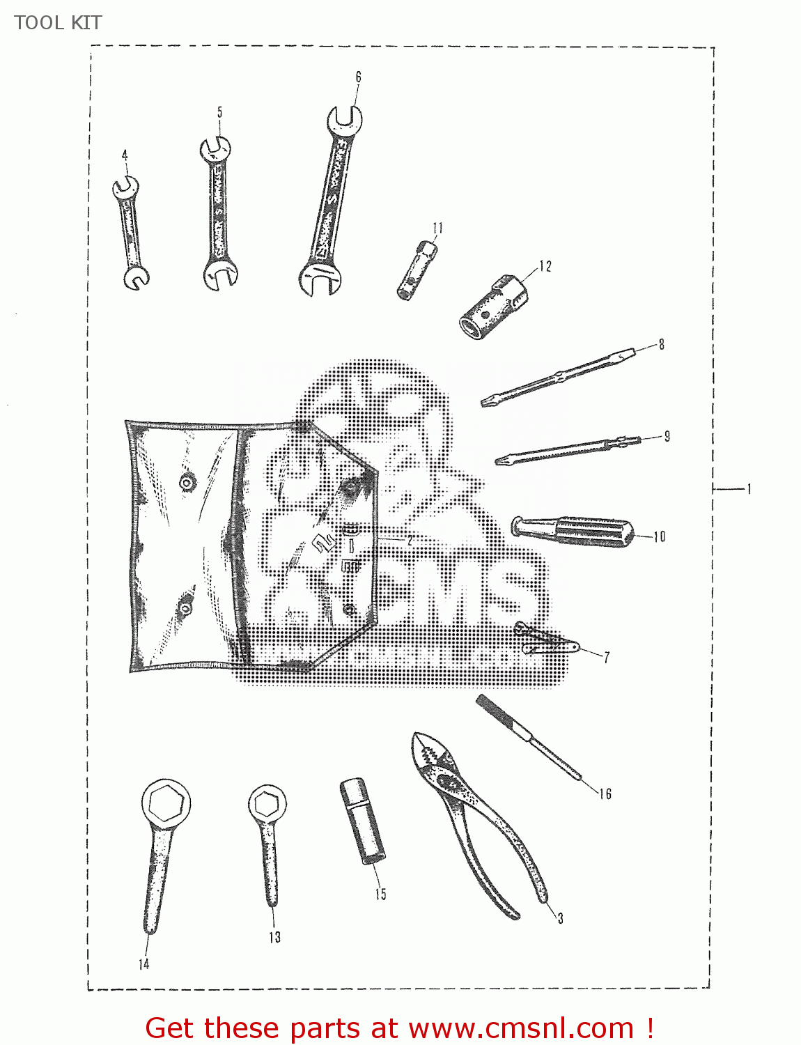 0980111826: Tool Assy Suzuki - buy the 09801-11826-000 at CMSNL