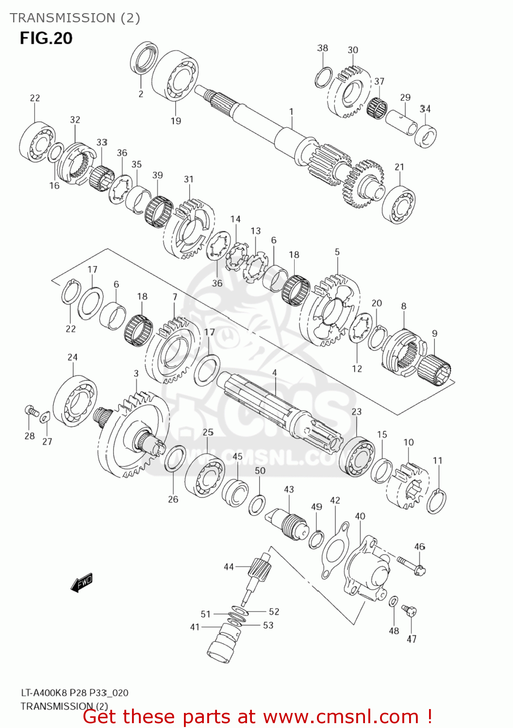 2456227H00: Spacer,reverse Idle Gear Suzuki - buy the 24562-27H00 at CMSNL