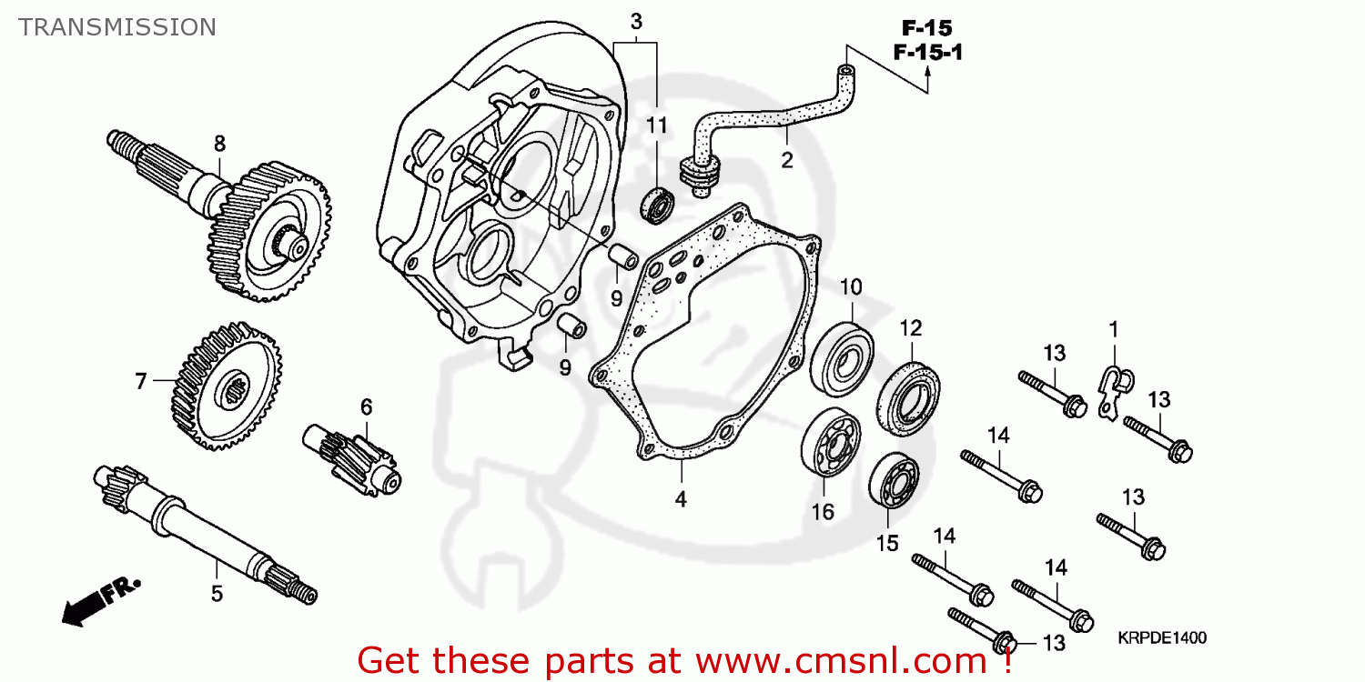 23430KPL901: Gear Comp,final Honda - buy the 23430-KPL-901 at CMSNL