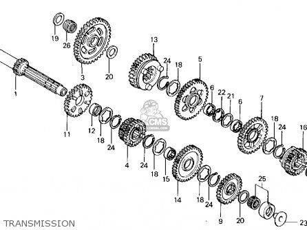 23211MN0000: Shaft,main Honda - buy the 23211-MN0-000 at CMSNL