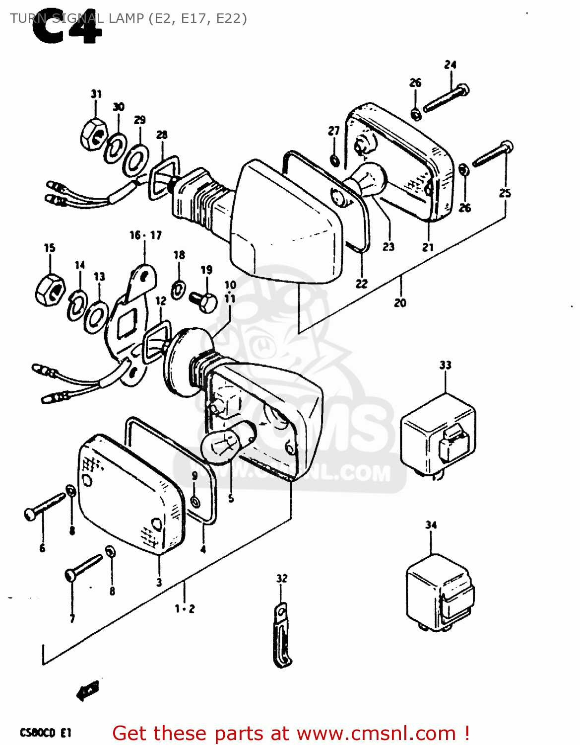 WASHER for CS80C 1983 (D) (E01 E02 E05 E06 E09 E17 E22 E30 E42 E43 E91) - order at CMSNL