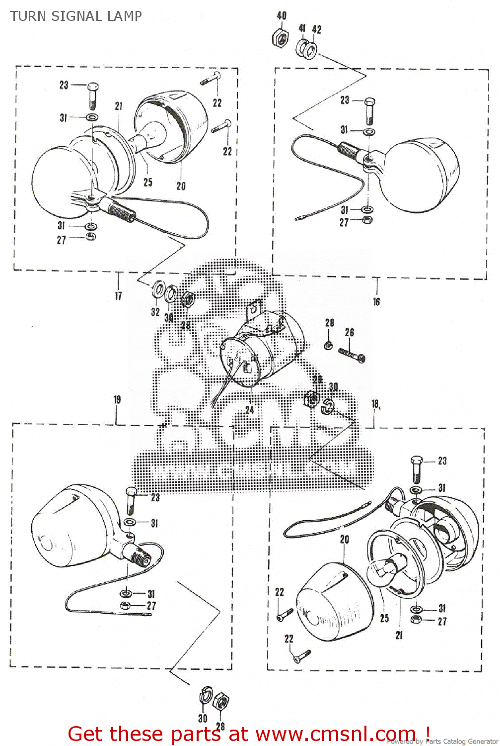 3560303610: Rh Rear Turn Signal Lamp Assy Suzuki - buy the 35603-03610 ...