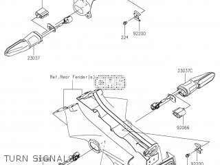 230370461: Lamp-assy-signal,led, Kawasaki - buy the 23037-0461 at CMSNL