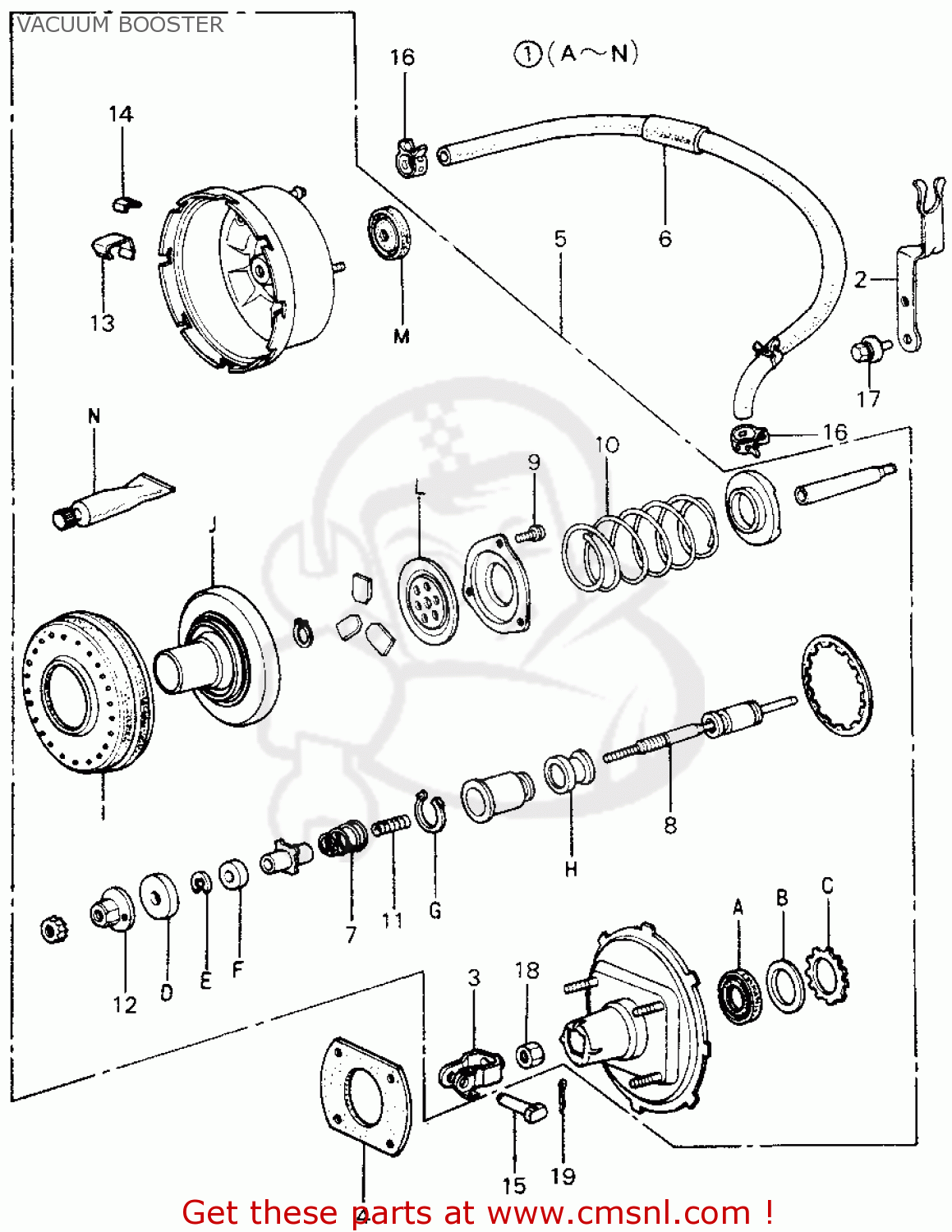 46402SA0661: Tube, Master Power Honda - buy the 46402-SA0-661 at CMSNL 46402SA0661: Tube, Master Power Honda - buy the 46402-SA0-661 at CMSNL