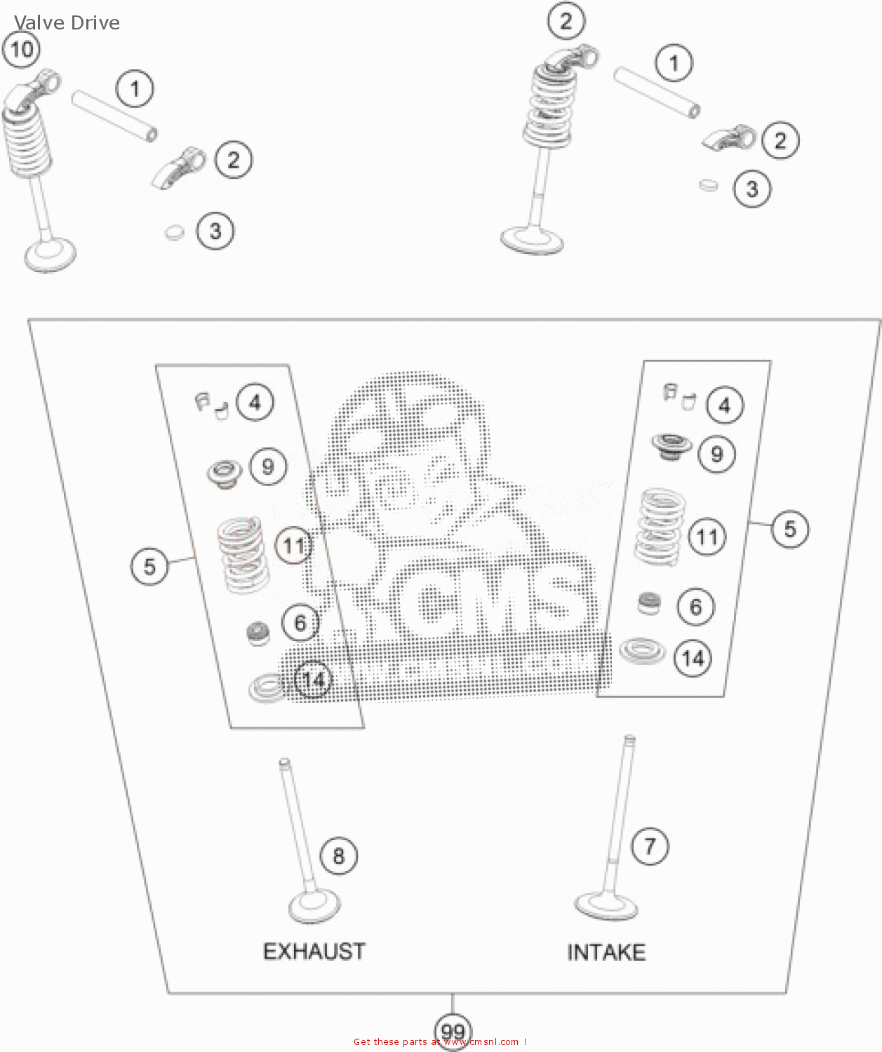 77236056100: Cam Follower Shaft Ktm - buy the 77236056100 at CMSNL