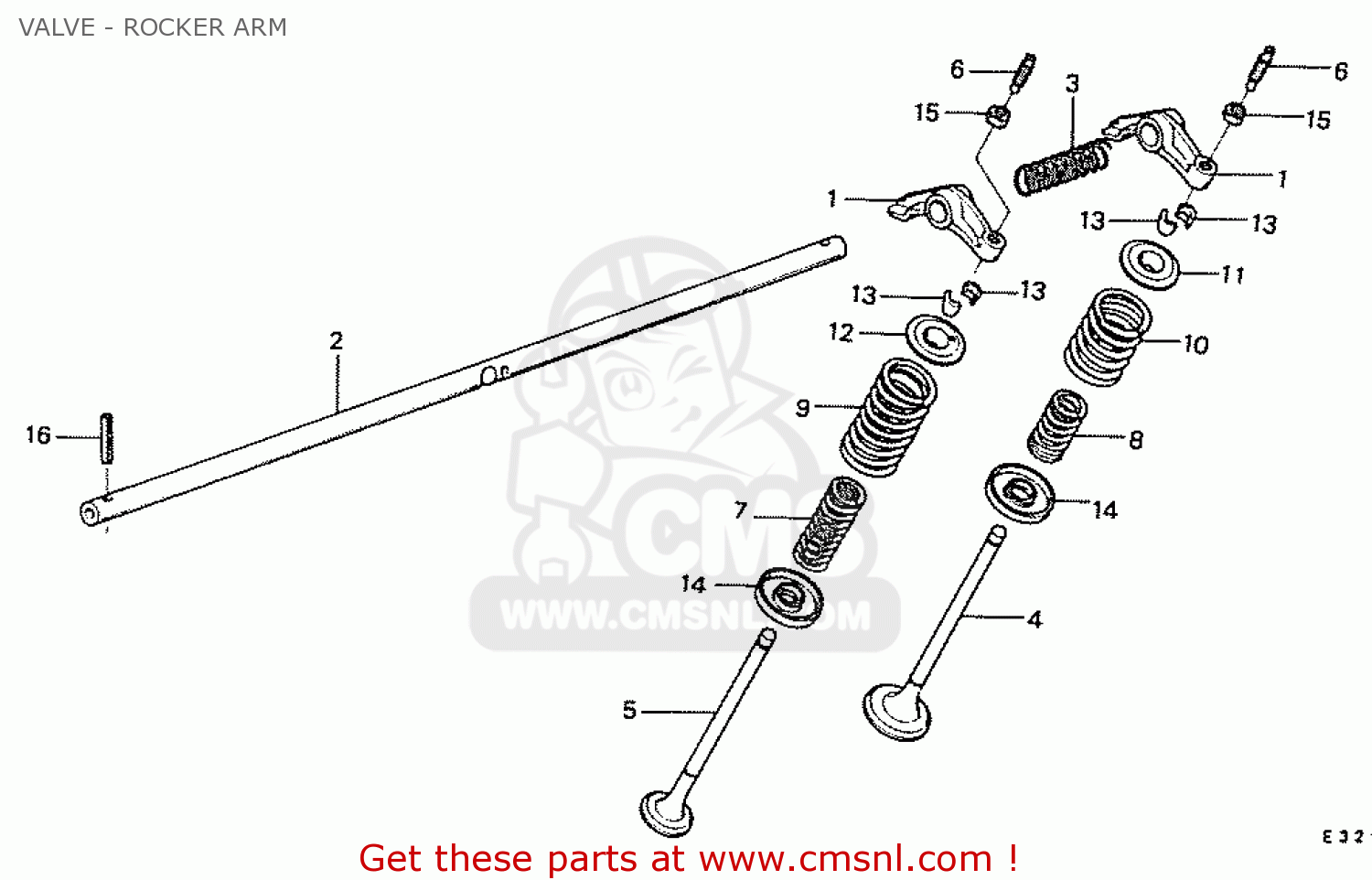 14765689000: Ret,valve Spring Honda - buy the 14765-689-000 at CMSNL