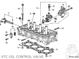 15830RAAA01: Valve Assy,vtc Oi Honda - buy the 15830-RAA-A01 at CMSNL