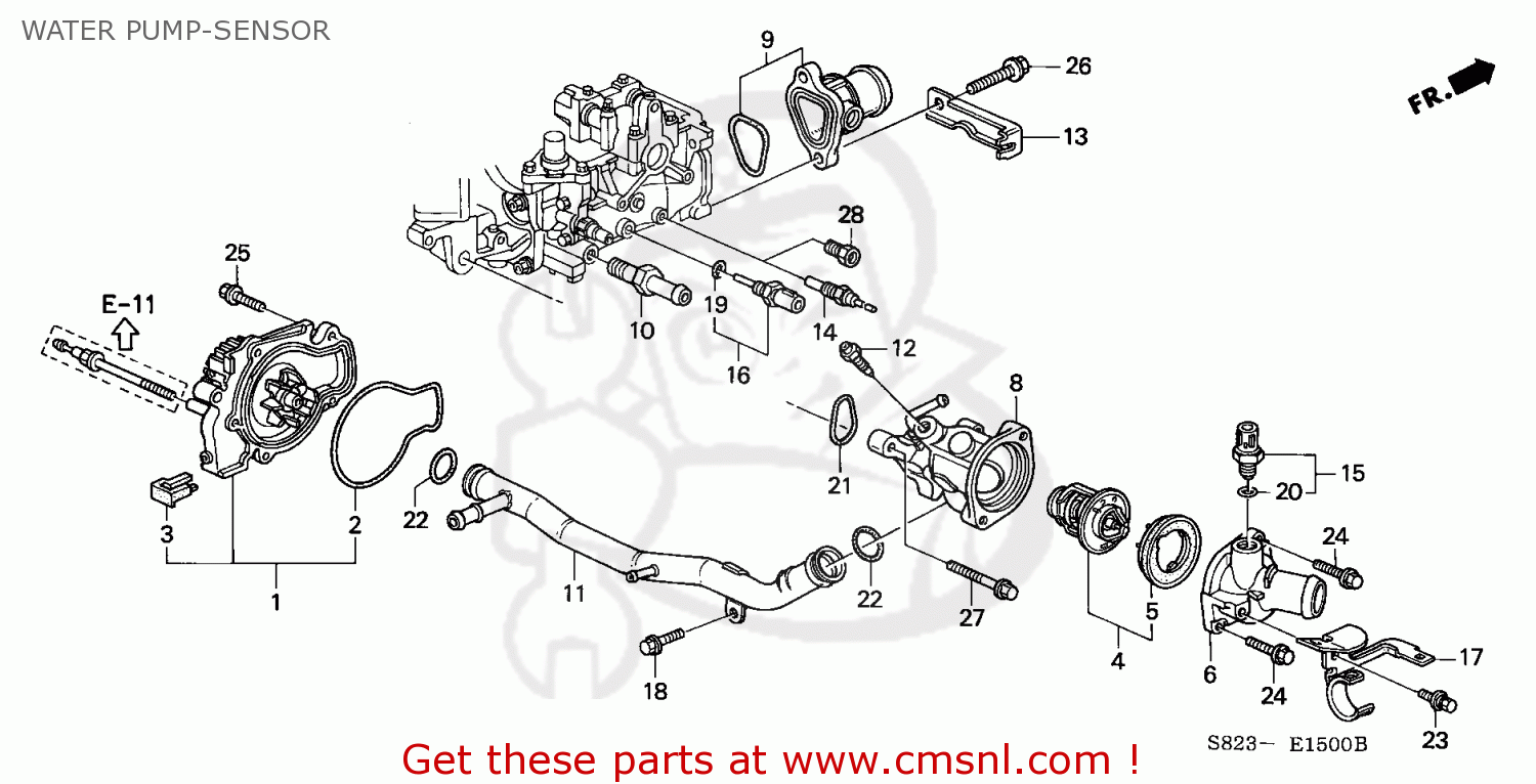 19320P0A010: Case Comp,thermo Honda - buy the 19320-P0A-010 at CMSNL