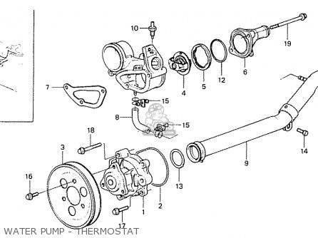 19200689030: Pump Comp, Water Honda - buy the 19200-689-030 at CMSNL