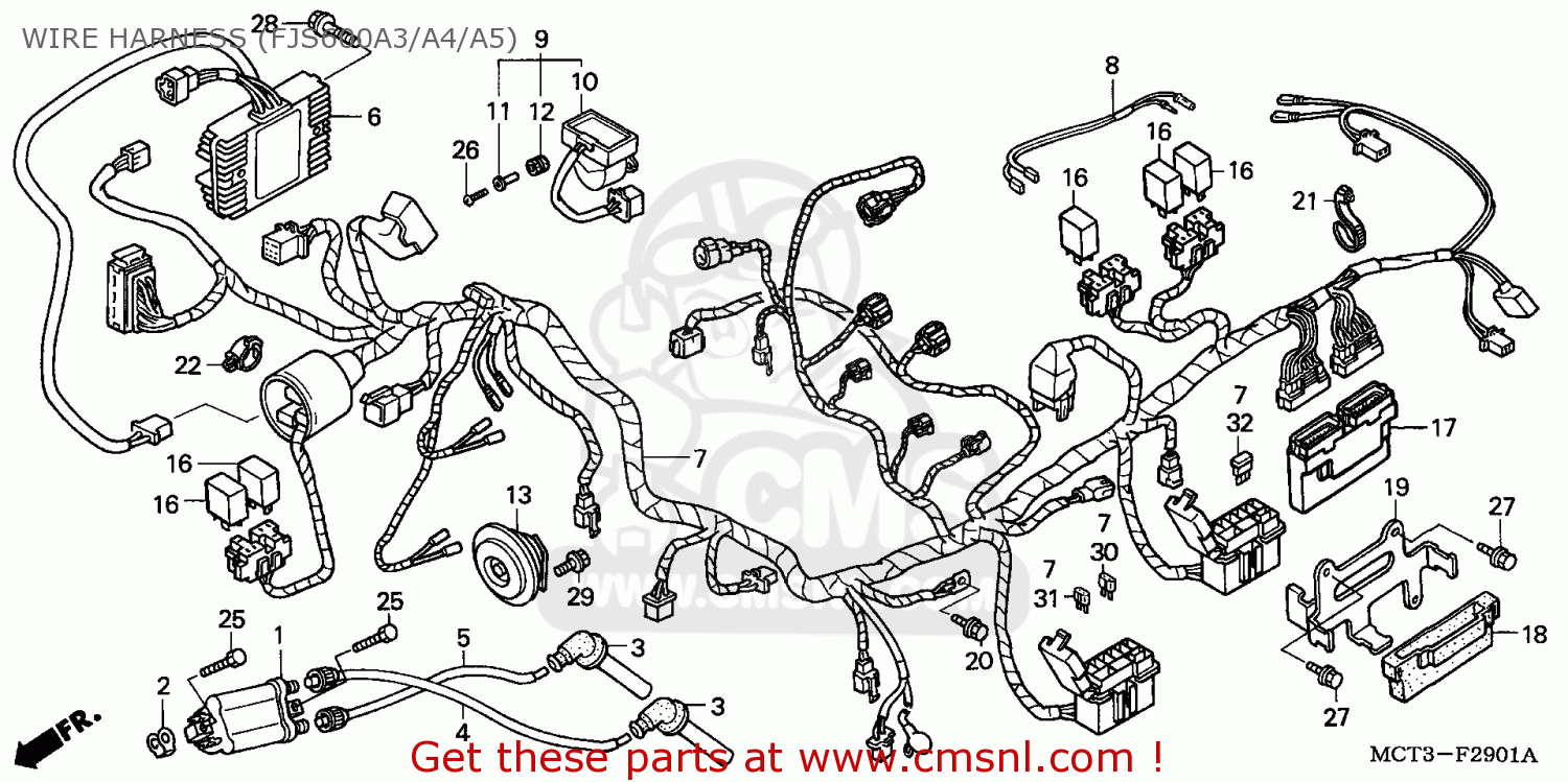 31600MEF003: Reg Rect Assy Honda - buy the 31600-MEF-003 at CMSNL