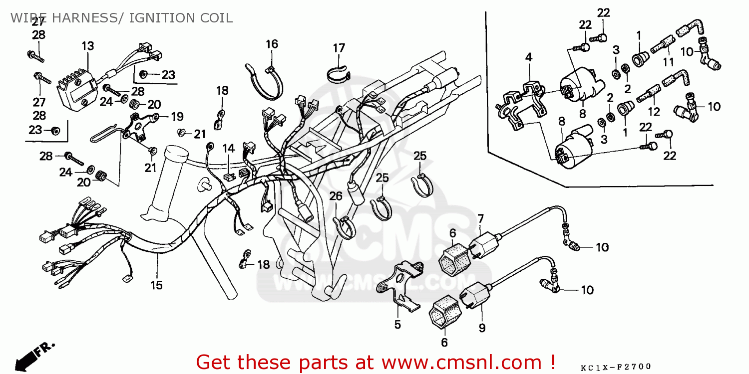 31600KC1730: Reg Rect Assy. Honda - buy the 31600-KC1-730 at CMSNL