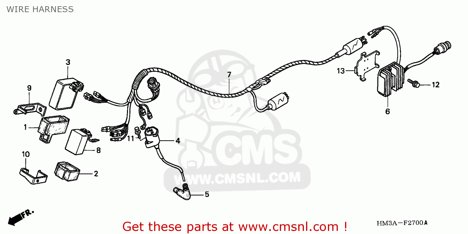 31600HM3901: Reg Rect Assy Honda - buy the 31600-HM3-901 at CMSNL