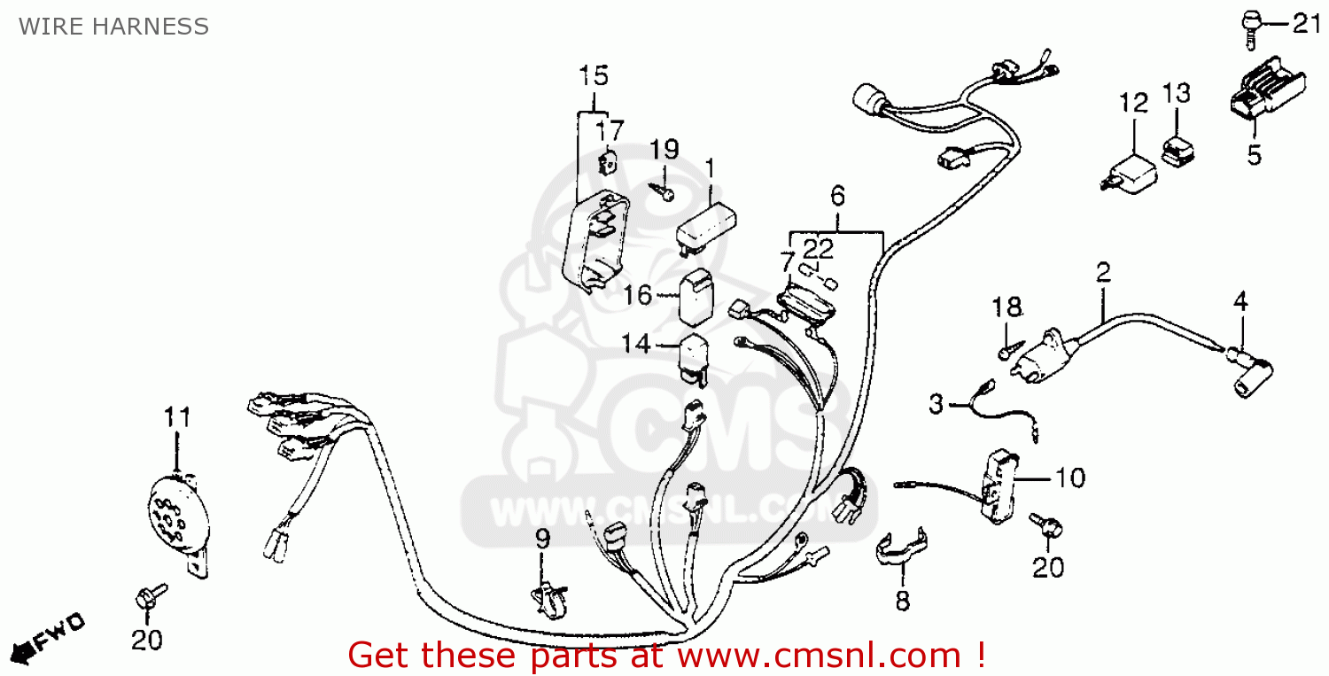 38501GJ5004: Relay, Starter Honda - buy the 38501-GJ5-004 at CMSNL