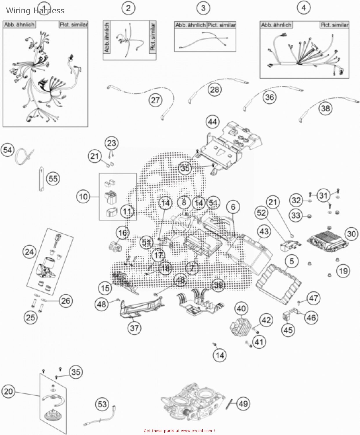 ROLLOVER SENSOR 05 for 990 ADVENTURE R USA 2010 - order at CMSNL